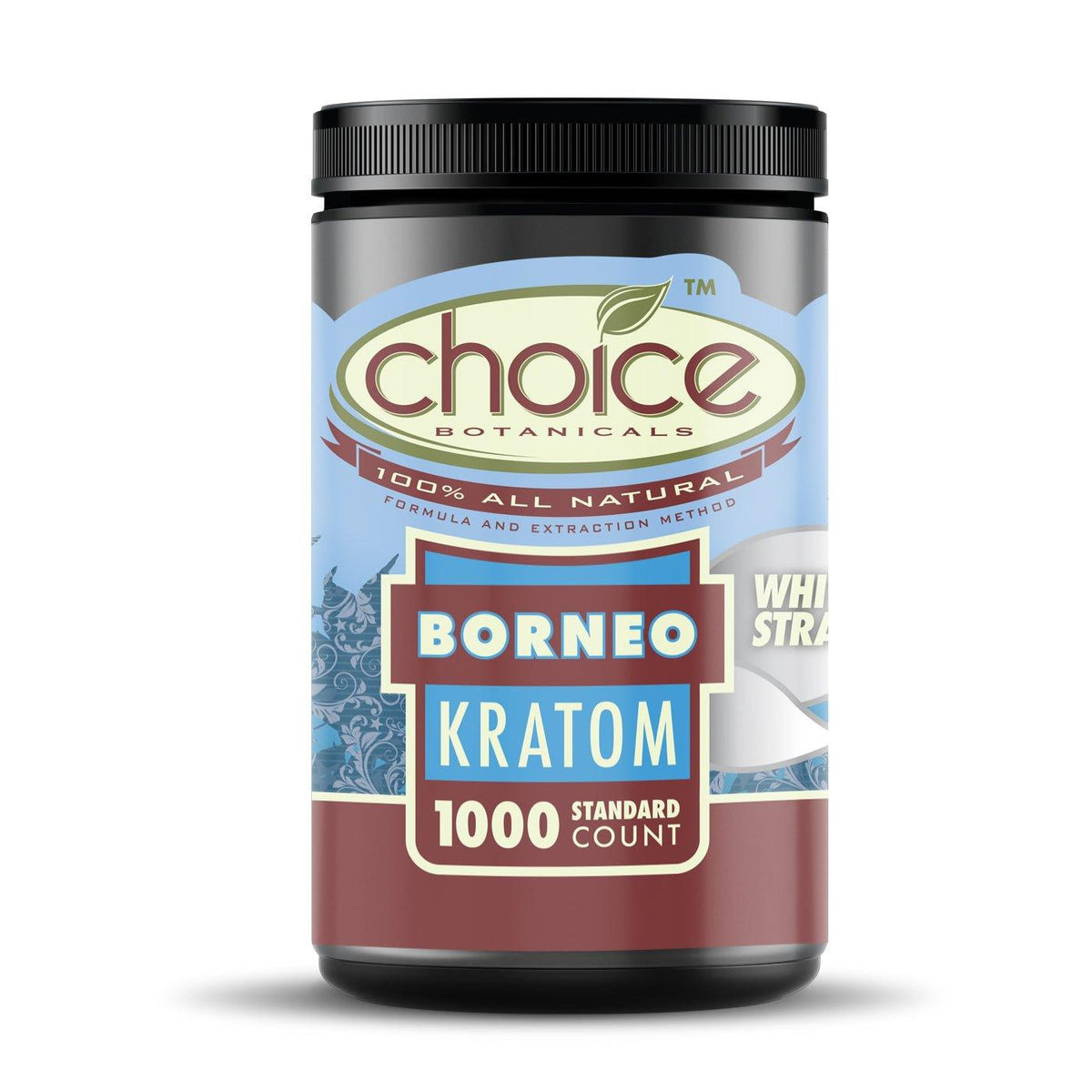 Choice Botanicals 1000 Count Standard Kratom Capsules