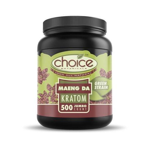 Shop Jumbo Kratom Capsules - 500 Count | Choice Botanicals